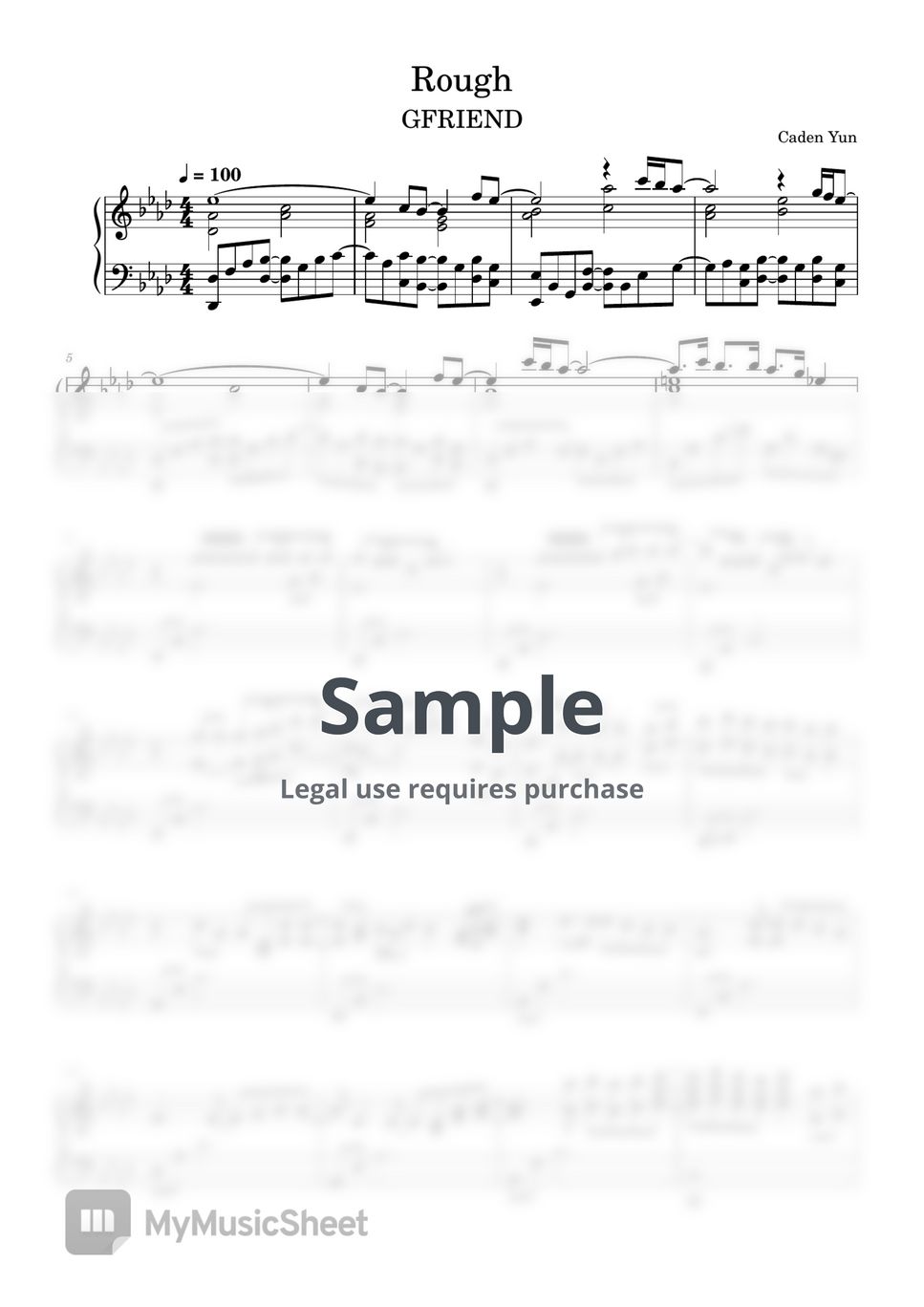 GFRIEND - Rough Sheets by Caden Yun