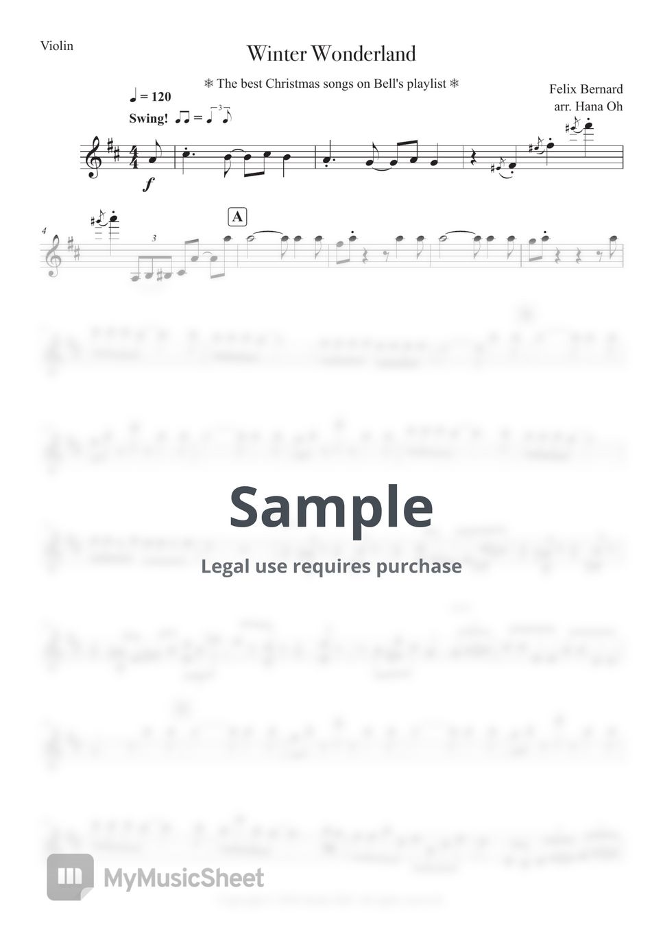 Felix Bernard - Winter Wonderland (Violin & Piano / Christmas songs ...