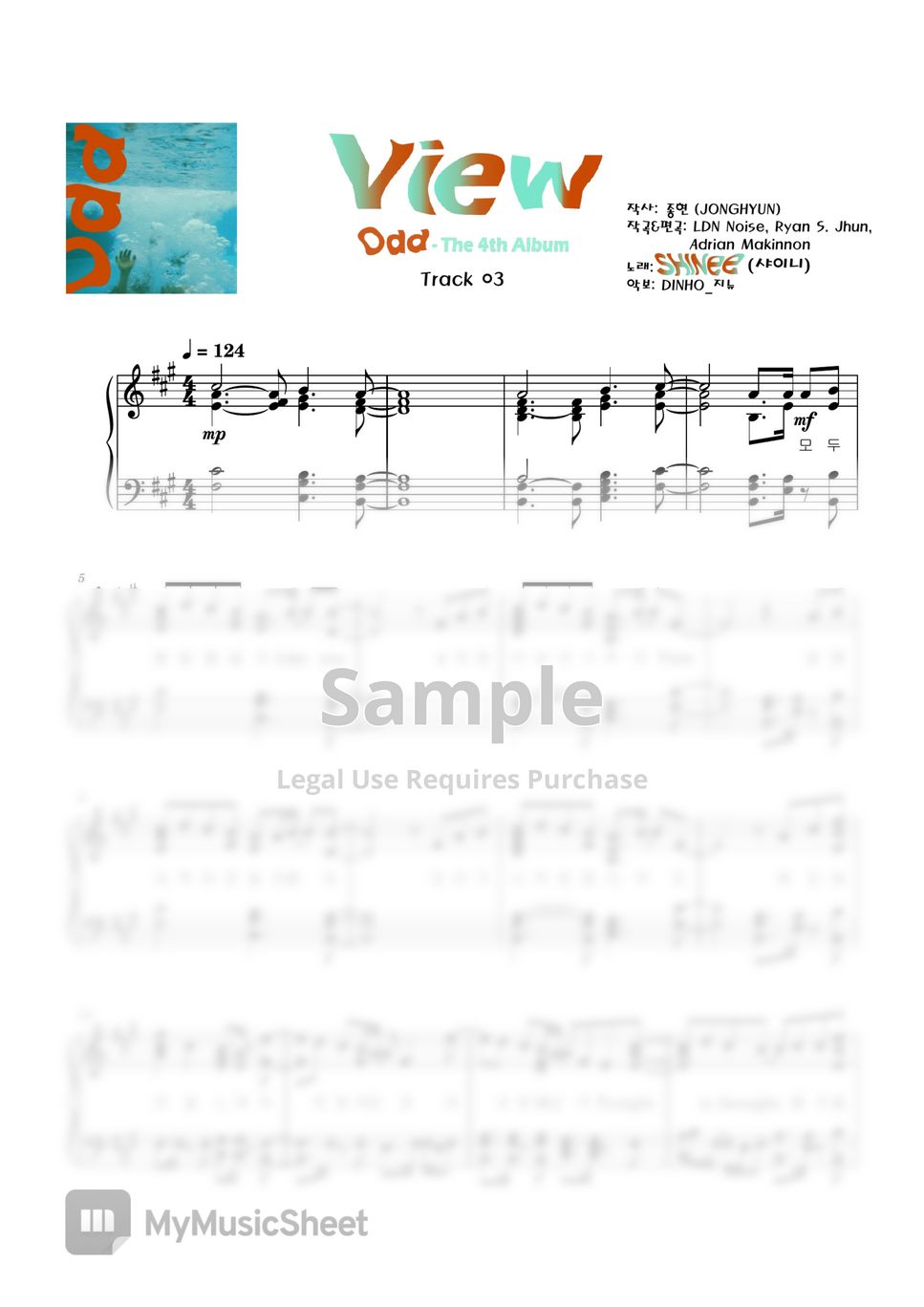 SHINee (샤이니) - View Sheets by DINHO_지뉴