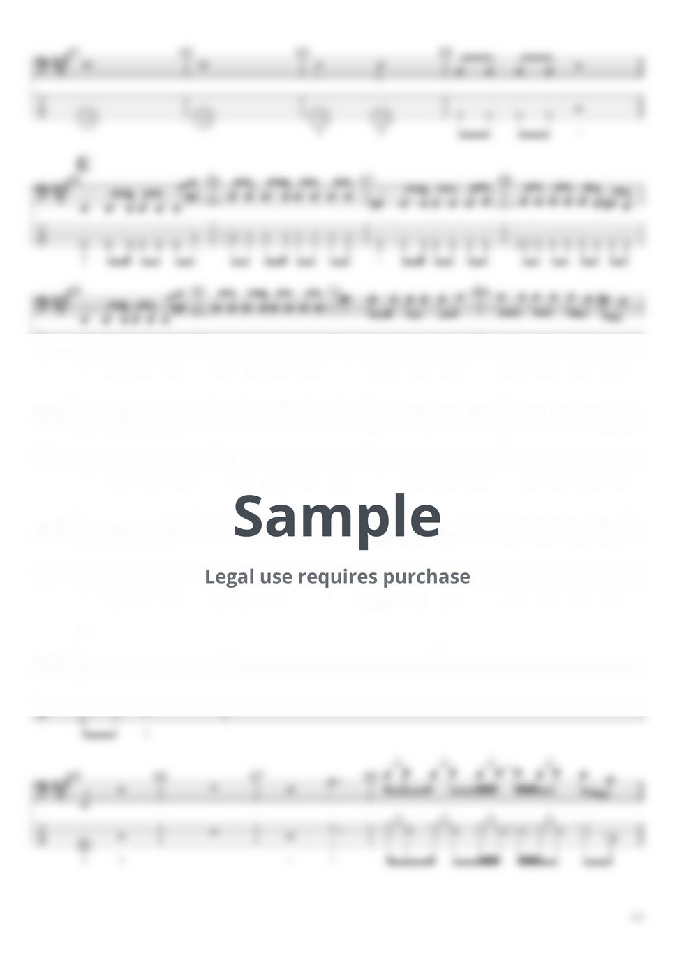 Vaundy - ホムンクルス/Homunculus Sheet by たぶべー＠財布に優しいベース楽譜屋さん（BASS・TAB譜）