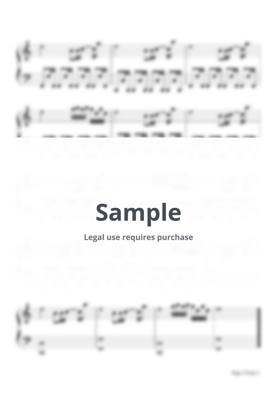 Feint - My Sunset (Easy Version) Sheet Music by dogemusic