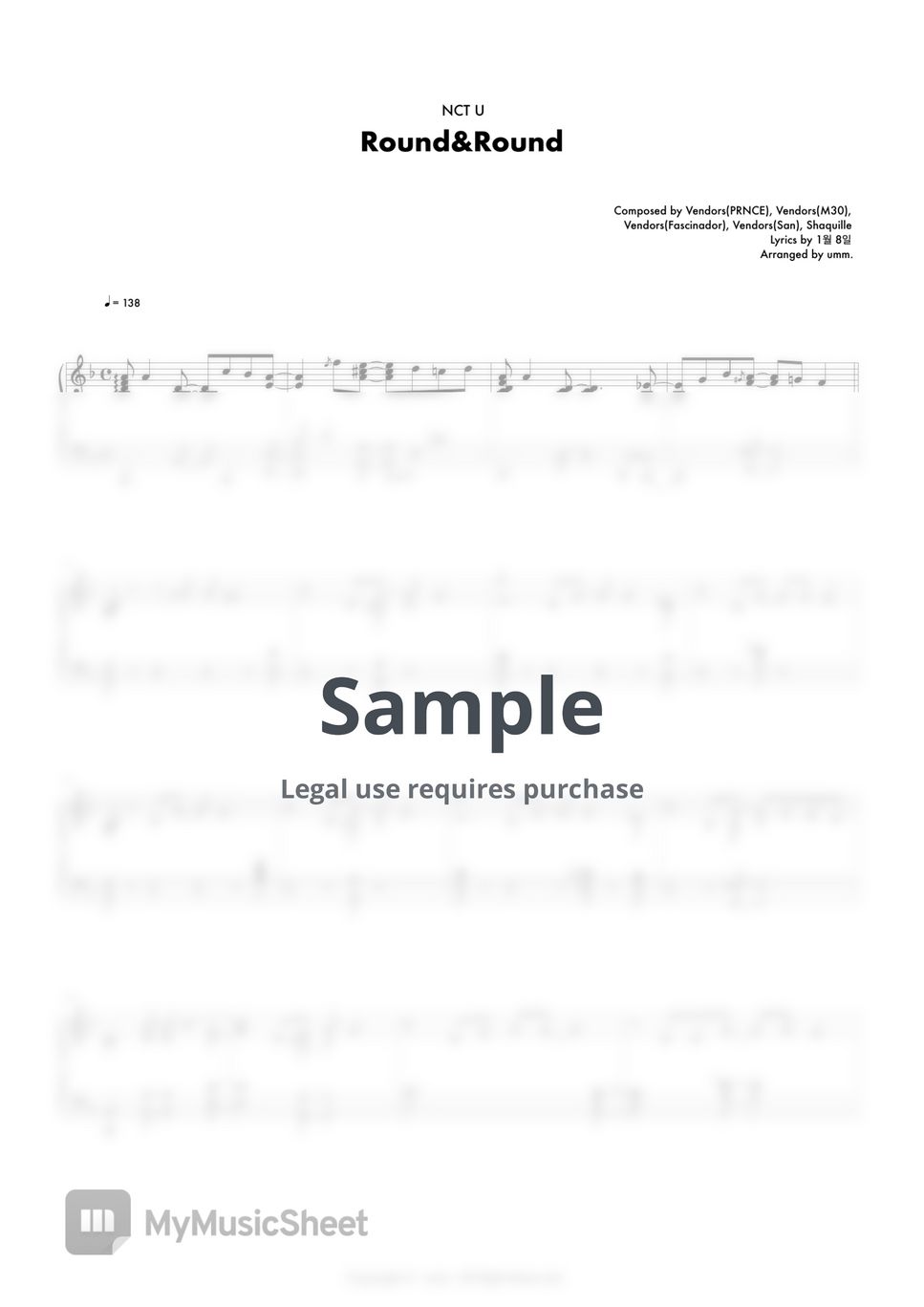 NCT U - Round&Round Sheets by umm.