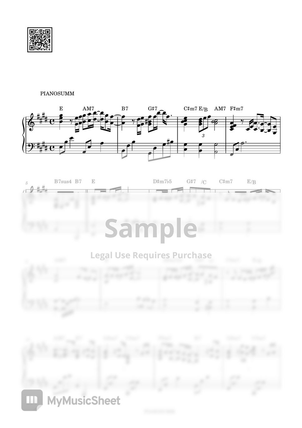 Juho (주호) - Goodbye (잘가요) (Includes Ckey) Sheets by PIANOSUMM