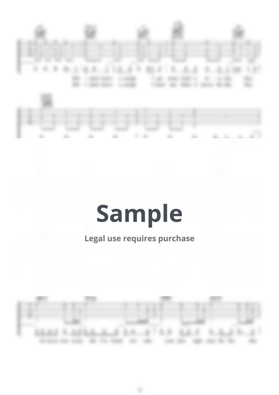 Daniel Powter - Free Loop Sheet Music by 无限延音