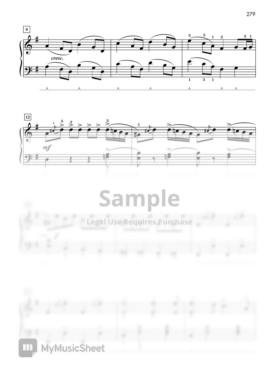 Anvil Chorus Easy Sheet 악보 by Hemsach