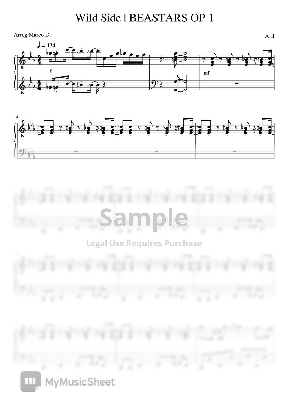 ALI - Wild Side Sheets by Marco D.