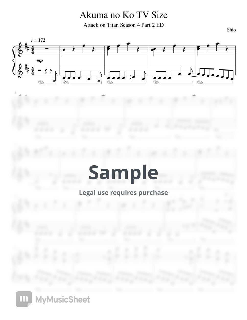 Attack on Titan - Akuma no Ko (Attack on Titan Final Season Part 2 ED ...