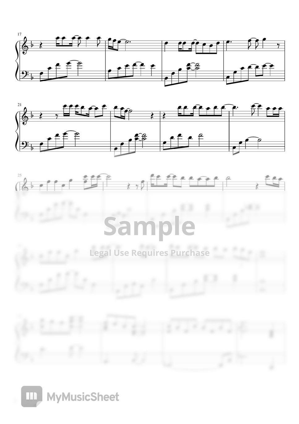 Kwon Jin Ah Lonely Night Piano Sheet 악보