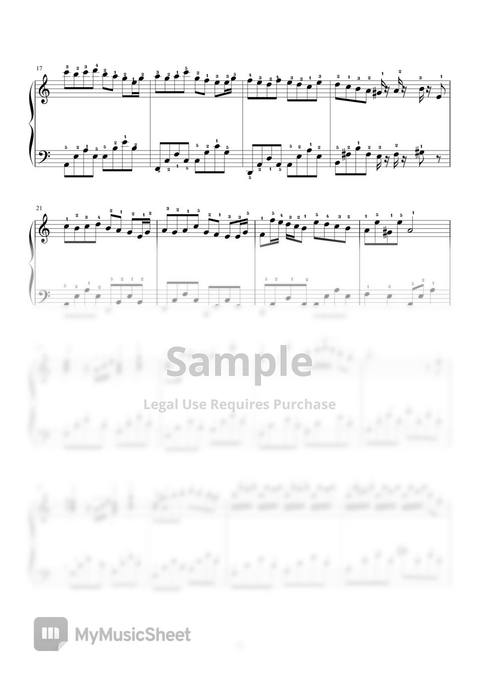 Dj Okawari - Flower Dance,Dj Okawari,Easy Piano,with Fingering (花之舞初学者 ...