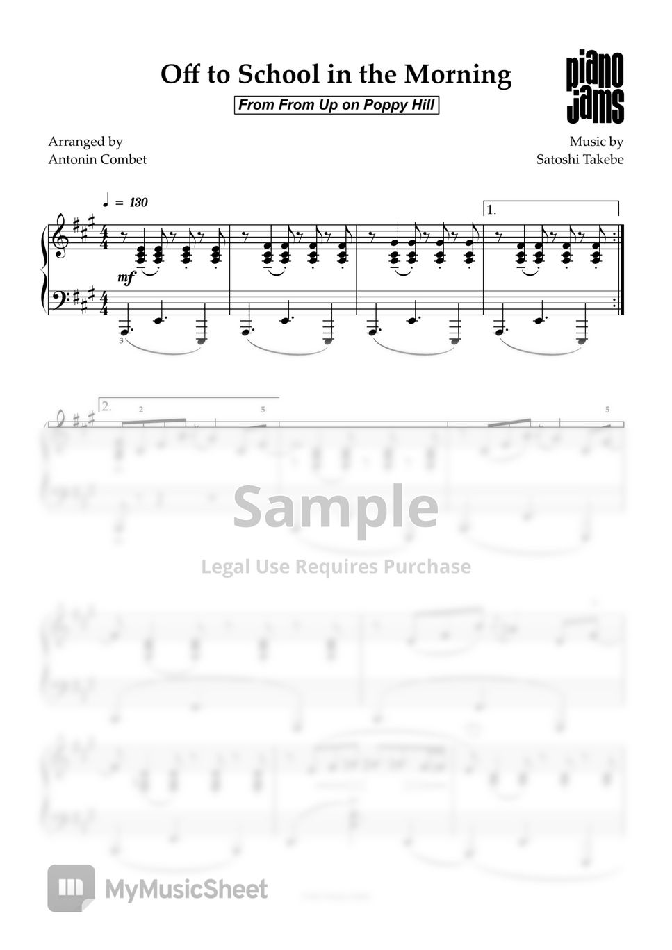 Satoshi Takebe - Off to School in the Morning (From Up on Poppy Hill ...