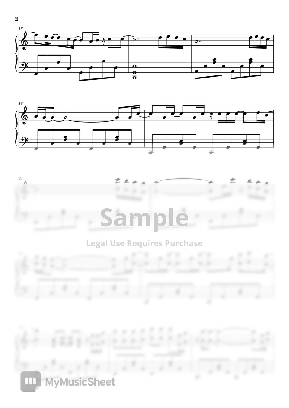 Lady Gaga - Always Remember Us This Way Sheet Music by Piano Go Life