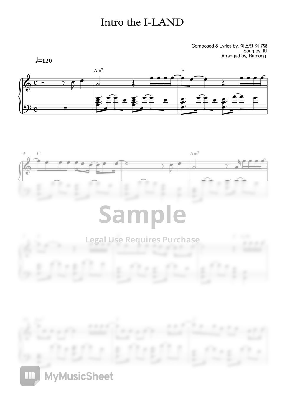 IU - Intro the I-LAND Sheets by Ramong