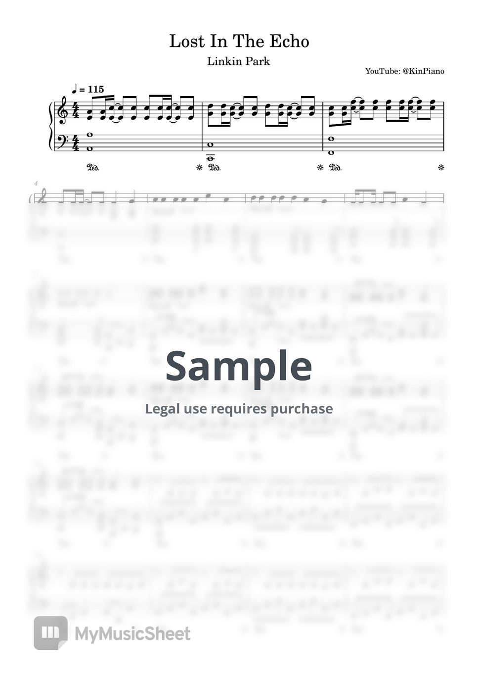 Linkin Park - Lost In The Echo Sheets by KinPiano
