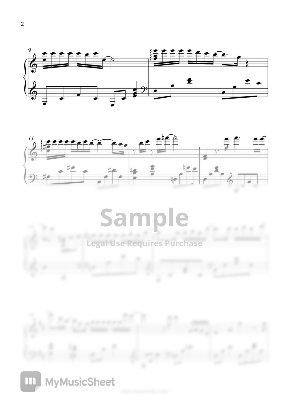 The King's Affection OST - No Goodbye in love Sheets by Nicole Theodore ...