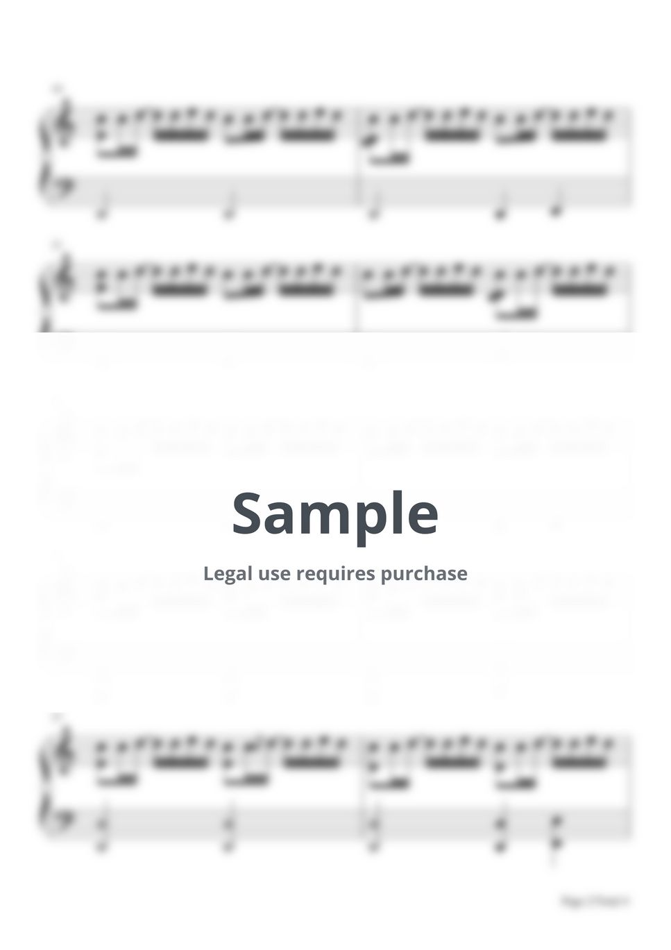 C418 - Droopy Likes Ricochet (Minecraft) โน้ตเพลง by dogemusic