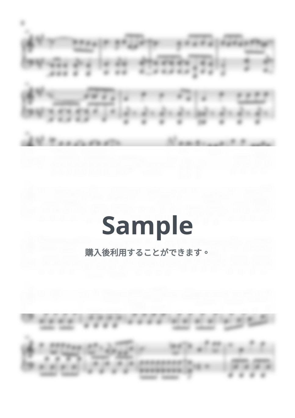 AMPTAK×COLORS - One Week Love (ピアノソロ譜) 楽譜 by 萌や氏