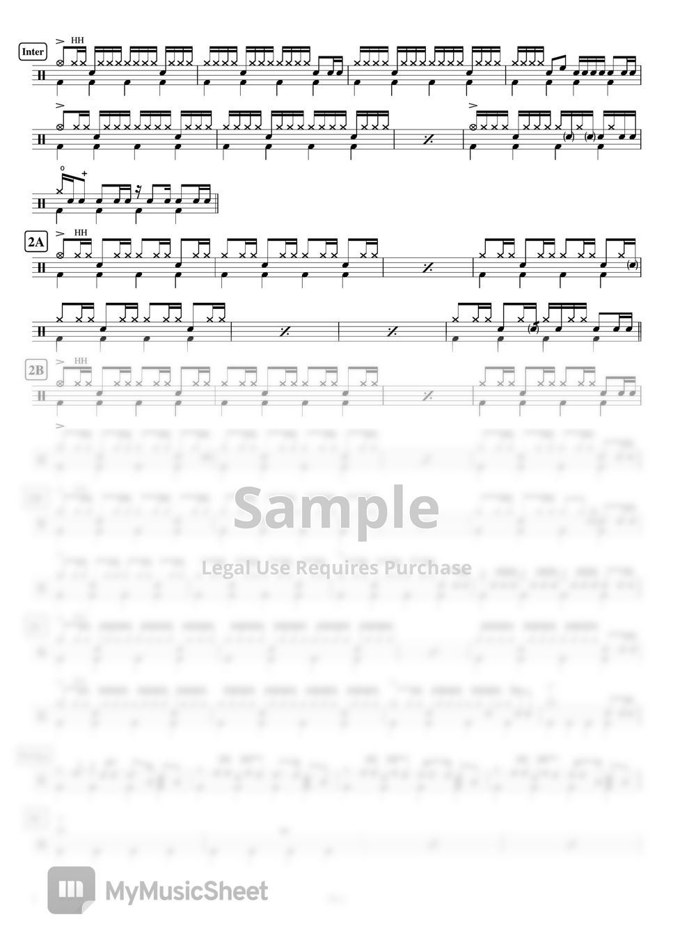 Nanase Aikawa 相川七瀬 Koigokoro 恋心 Sheets By Cookais J Pop Drum Sheet Music