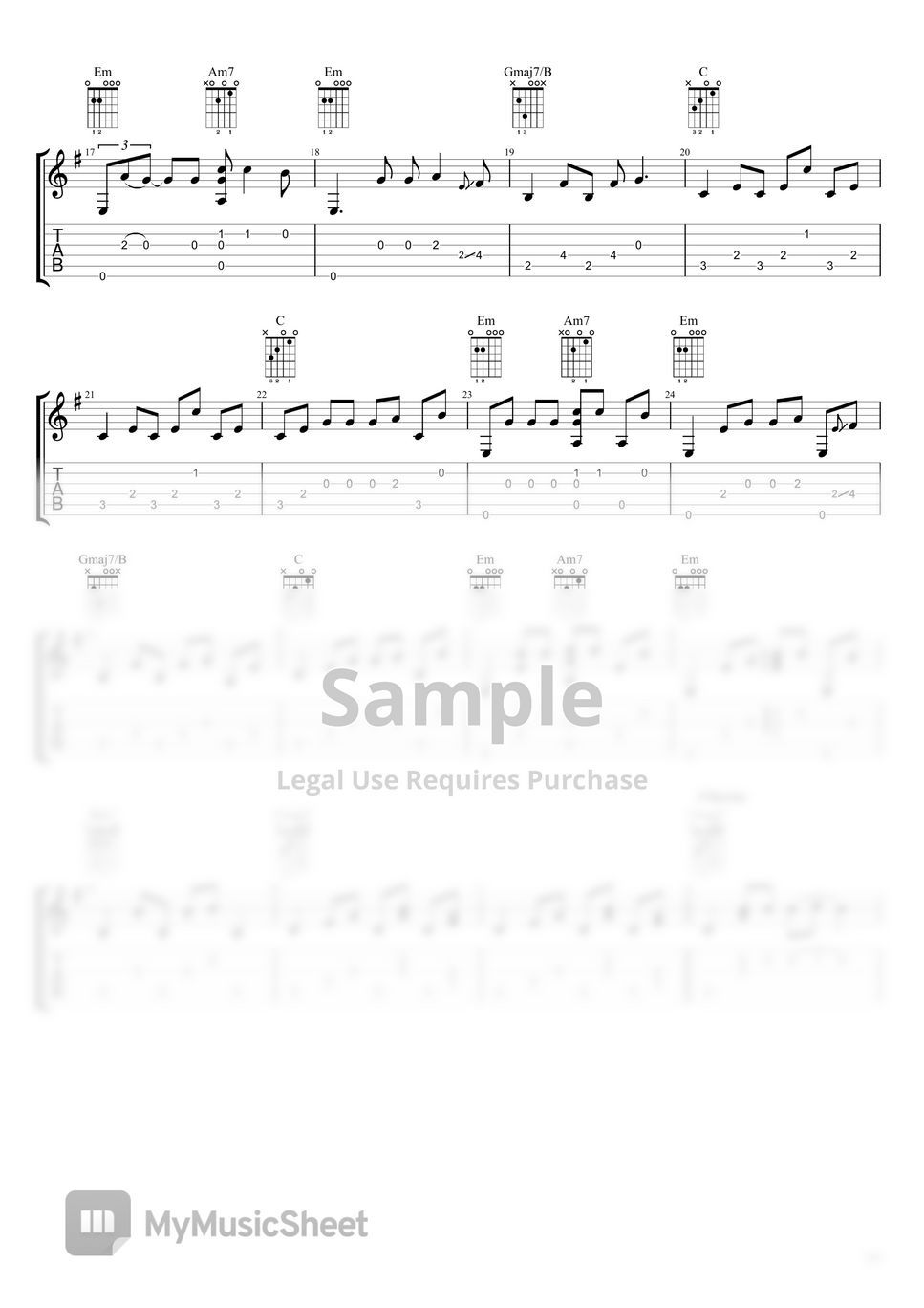 Tom Odell | Fingerstyle Guitar - Another Love Sheet Music by Kenneth ...