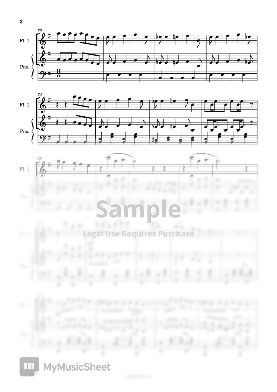 아이브 Love Dive Two Flutes 반주 Mr 피아노 악보 0 Sheets By 심플플루트뮤직