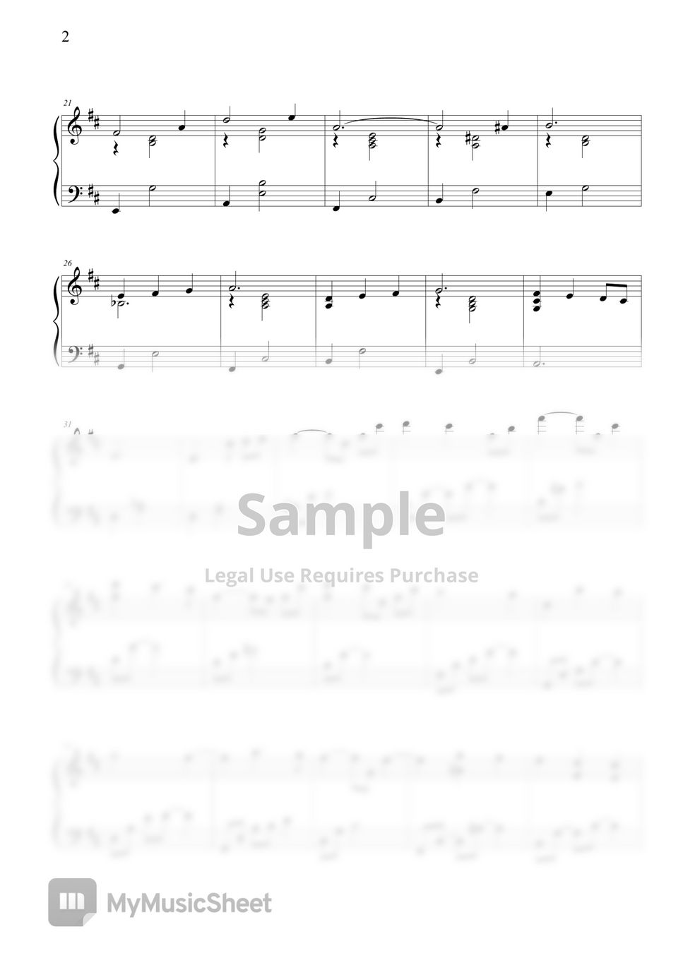 L.V.Beethoven - Pathetique 2nd Mov. (Piano Arrangement) Sheet Music by Hwan ho Jung