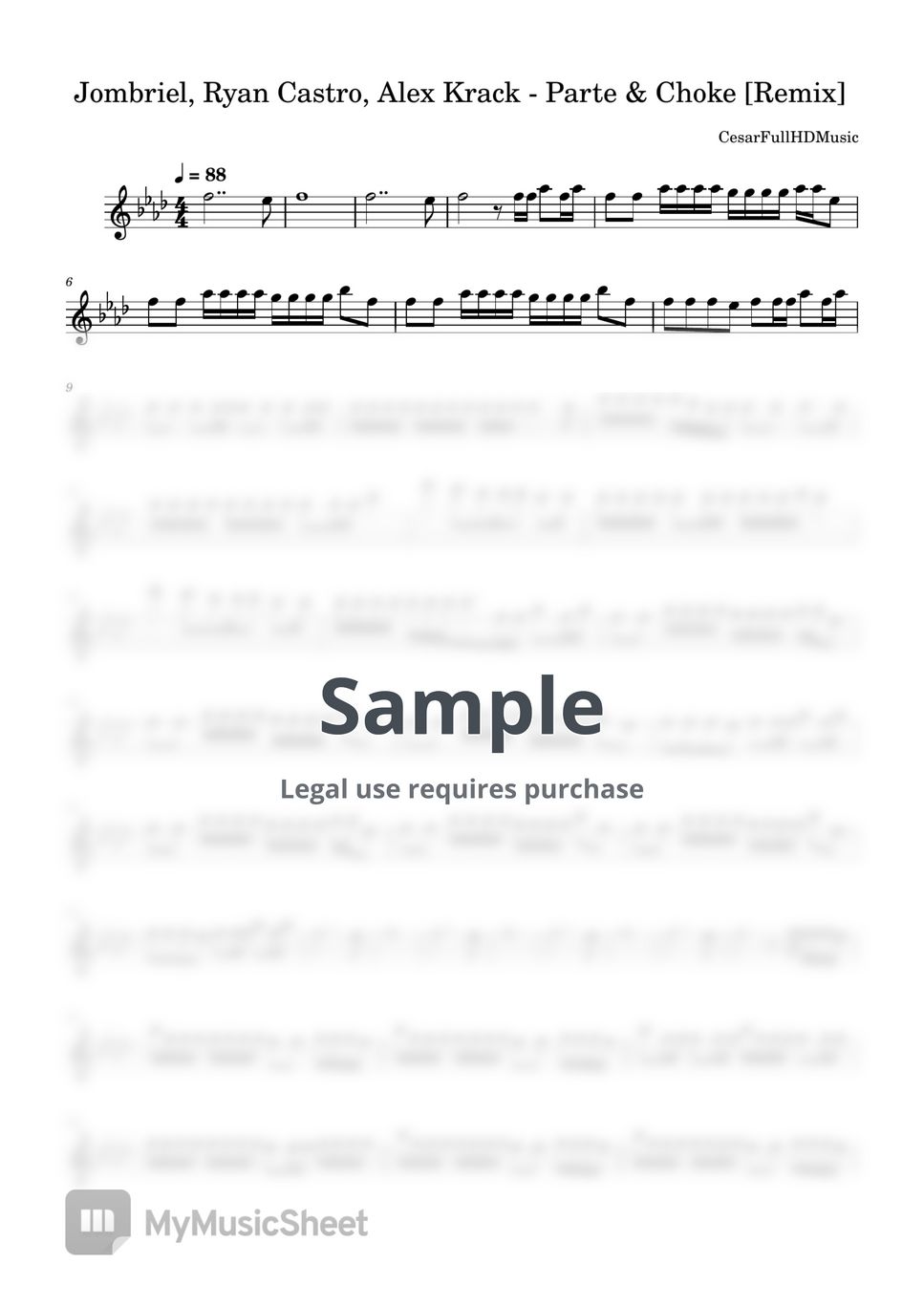 Jombriel, Ryan Castro, Alex Krack - Parte & Choke Sheets