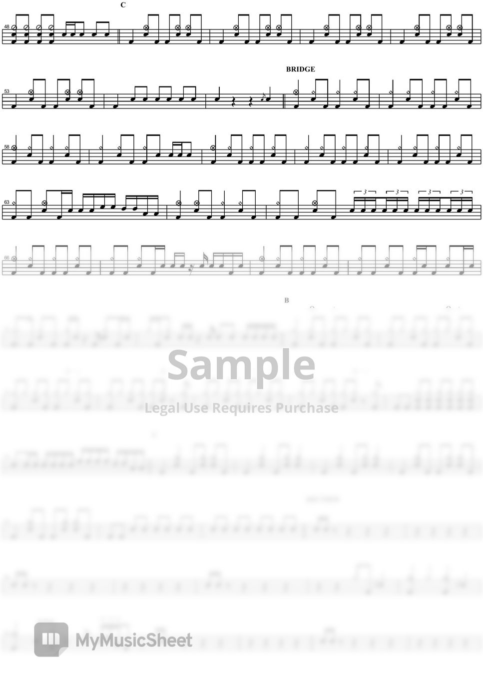 Santana - She`s Not There Sheets by COPYDRUM