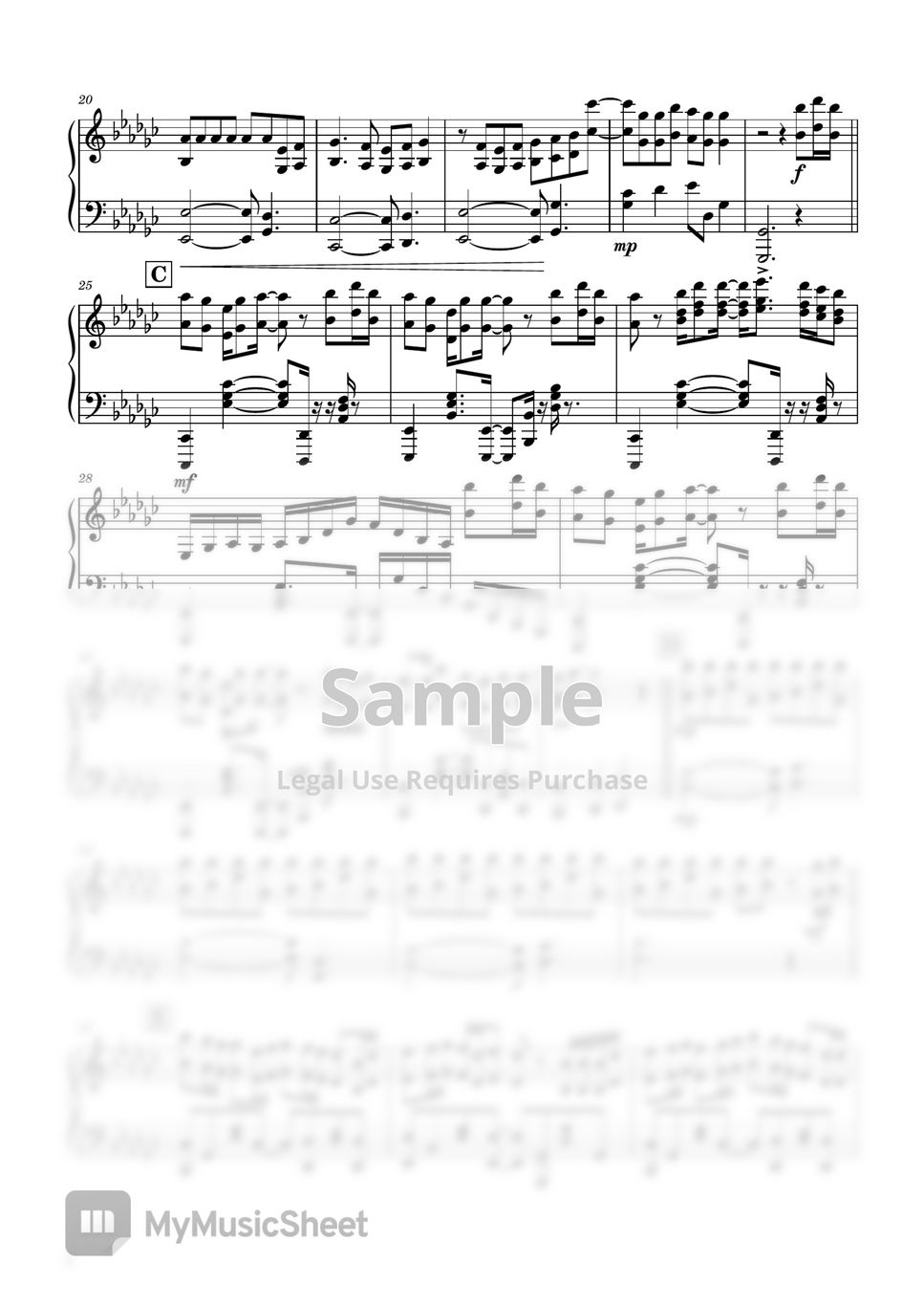 米津玄師 - 打上花火 (上級, 映画『打ち上げ花火、下から見るか？横から見るか？』主題歌) Sheets by Ray