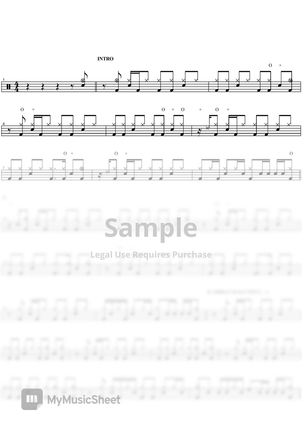 alien ant farm - smooth criminal 악보 by COPYDRUM
