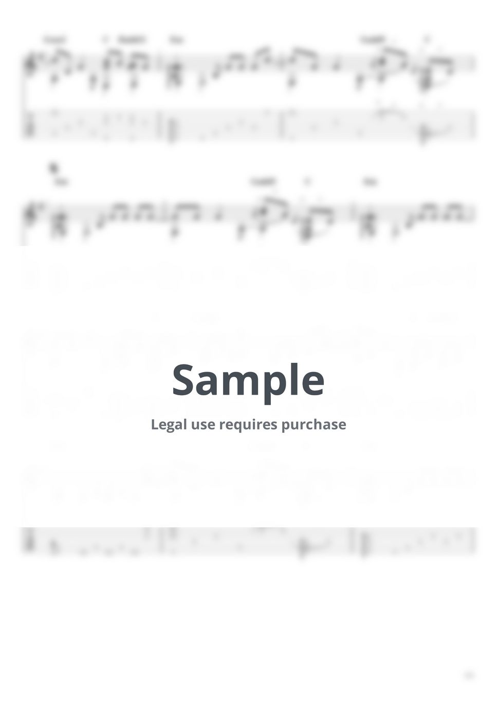 Labrinth - Jealous (Fingerstyle Guitar) Sheet Music by Achref Roubhi