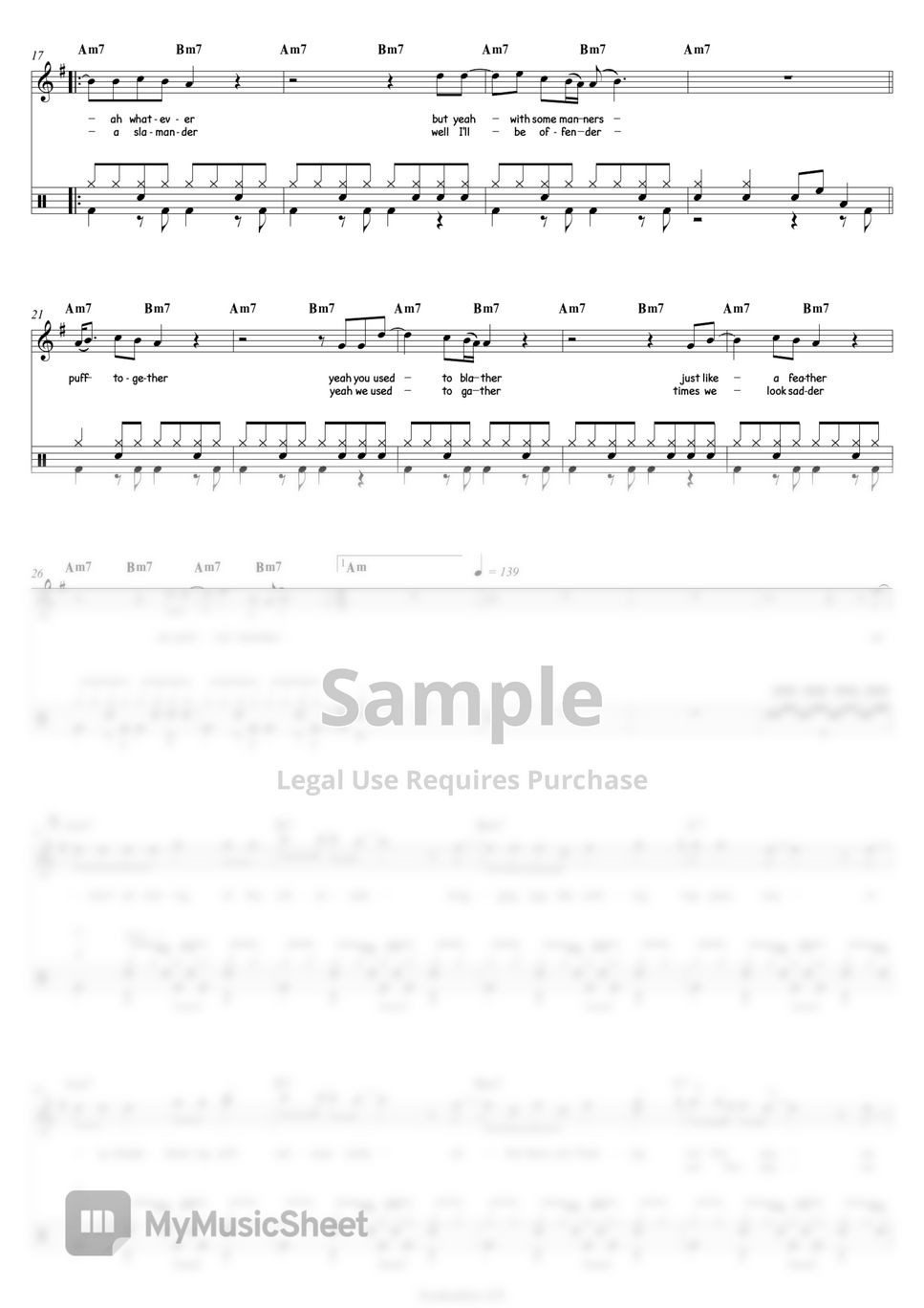 HYUKOH - Graduation | Bandscore Sheets