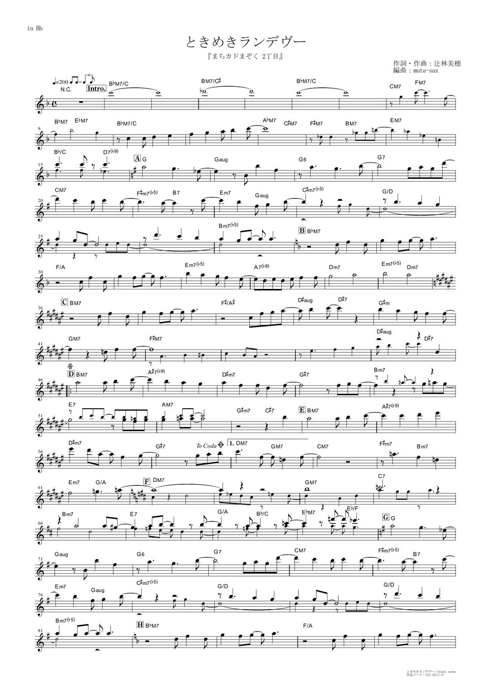 shami momo - Tokimeki Rendezvous (The Demon Girl Next Door 2 / in Bb ...