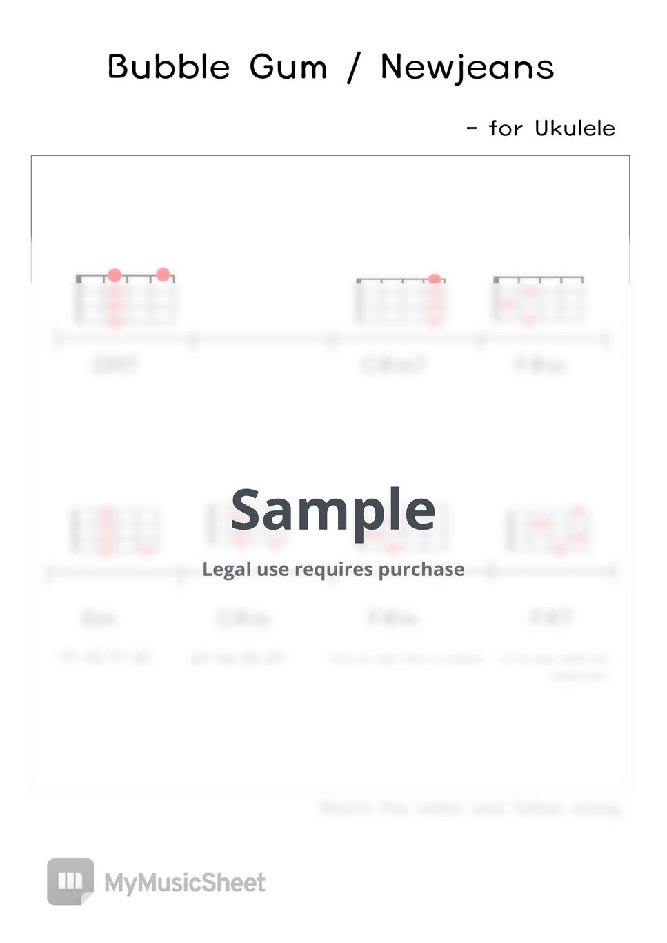 newjeans - bubble gum Sheets by 23music