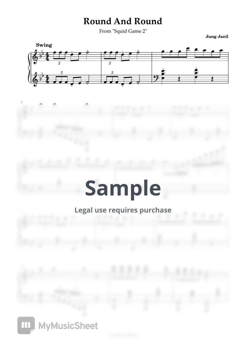 Lee Soo-In - Round And Round (From "Squid Game 2") Sheets by LucasPianoRoom