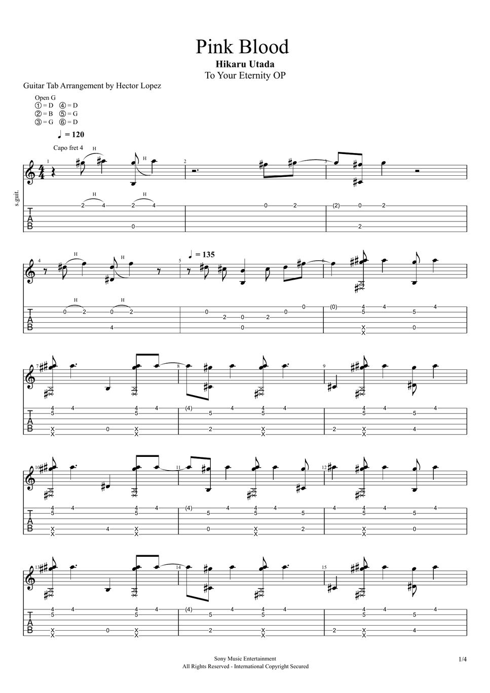 Hikaru Utada - Pink Blood Sheet by Hector Lopez