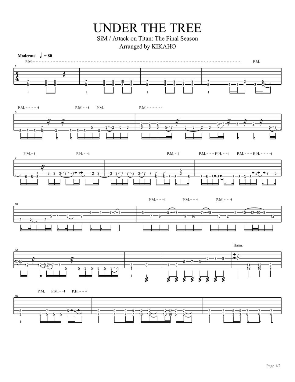 SiM - UNDER THE TREE Sheets by KIKAHO