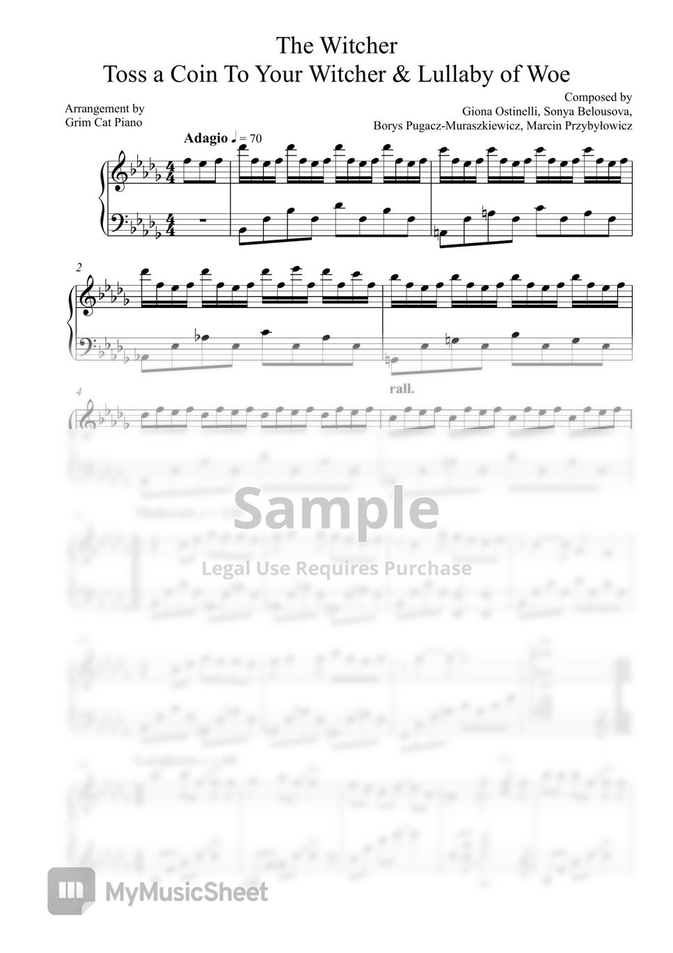 The Witcher (Netflix Season 1) - Toss A Coin To Your Witcher Sheet ...