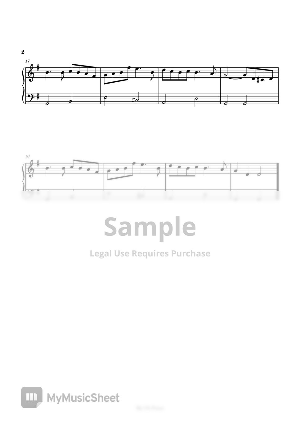 주걸륜 First Kiss 말할 수 없는 비밀 Ost Sheets By My Uk Piano
