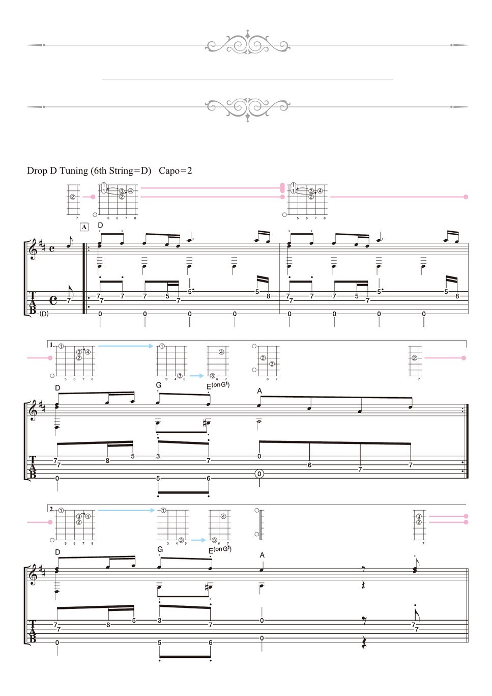 Vivaldi - Spring (Solo Guitar) Sheet by Daisuke Minamizawa