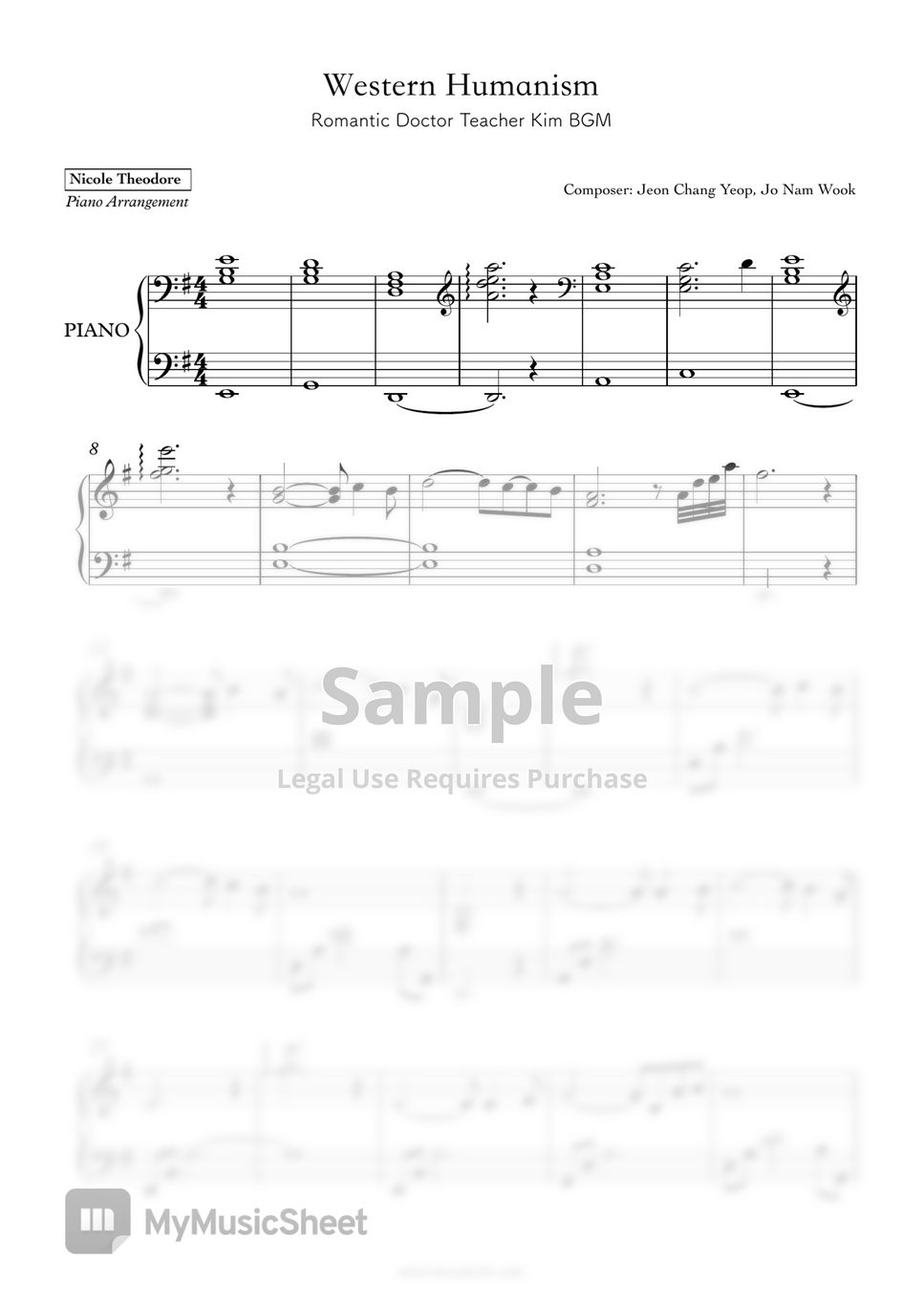 Jeon Chang Yeop, Jo Nam Wook - Western Humanism (Dr. Romantic BGM ...