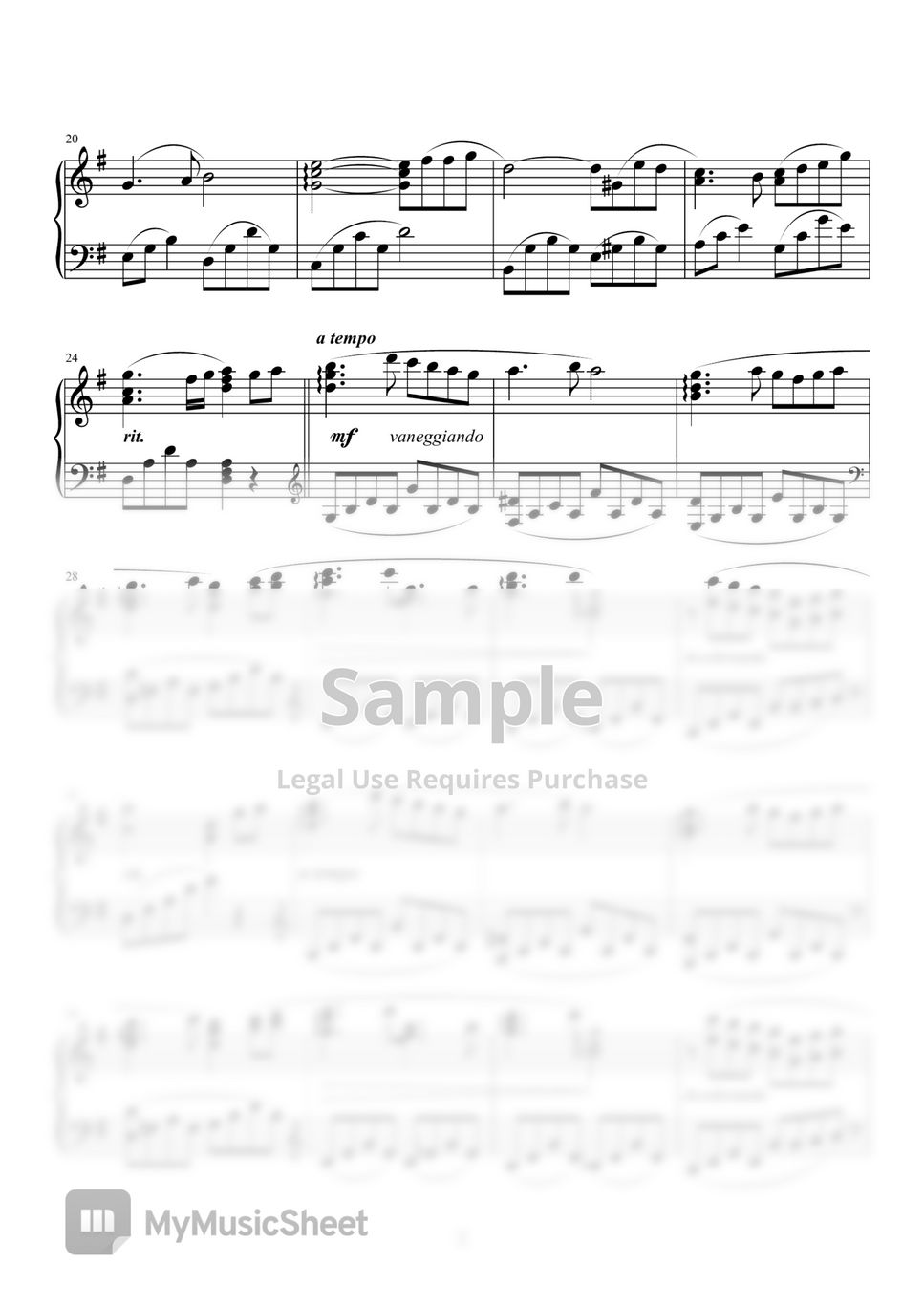 Famishin&Angel Note - 甘いひととき Sheet by Muzitsingtsyu