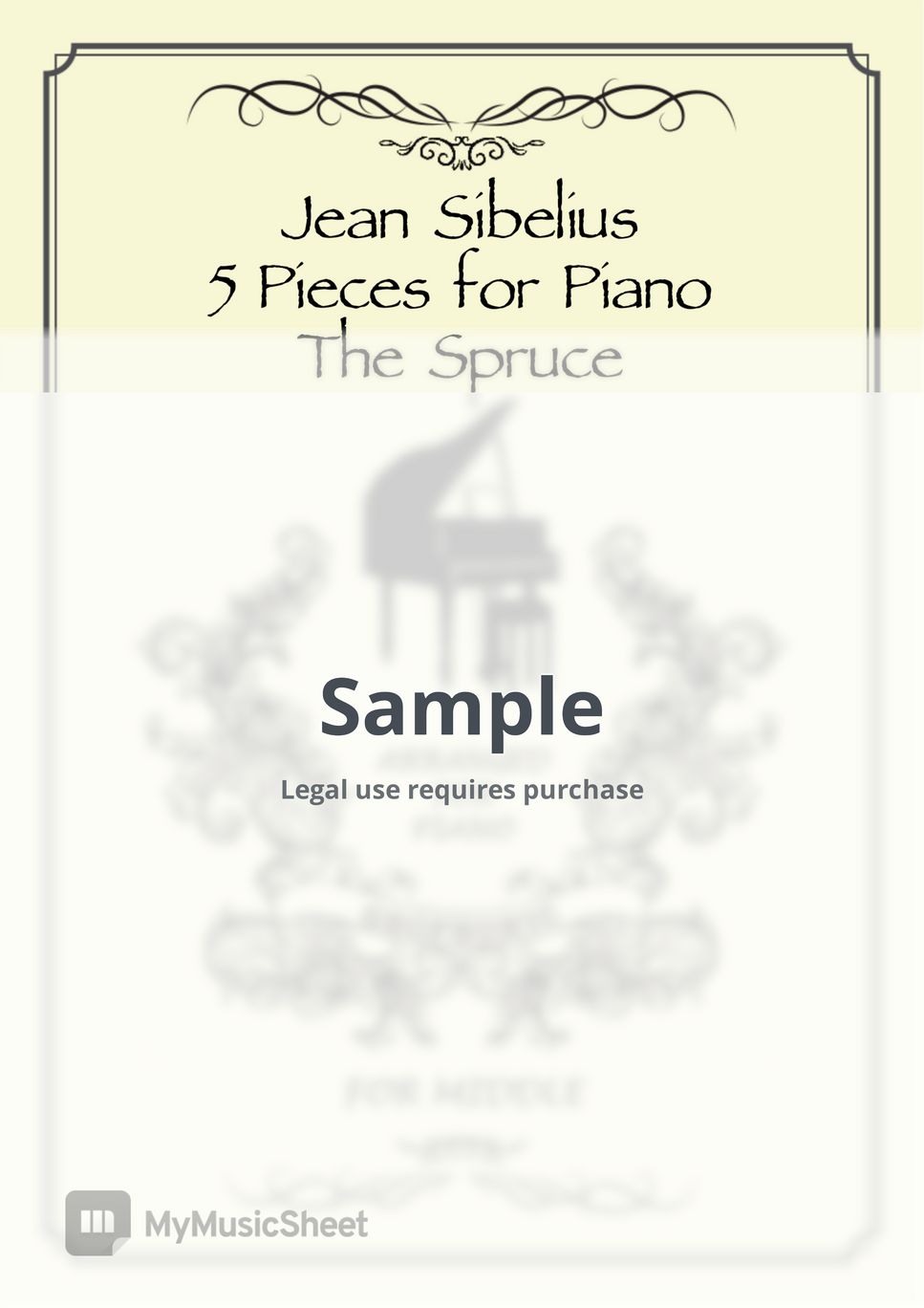 Sibelius - The Spruce Sheets by GEOPHONIC