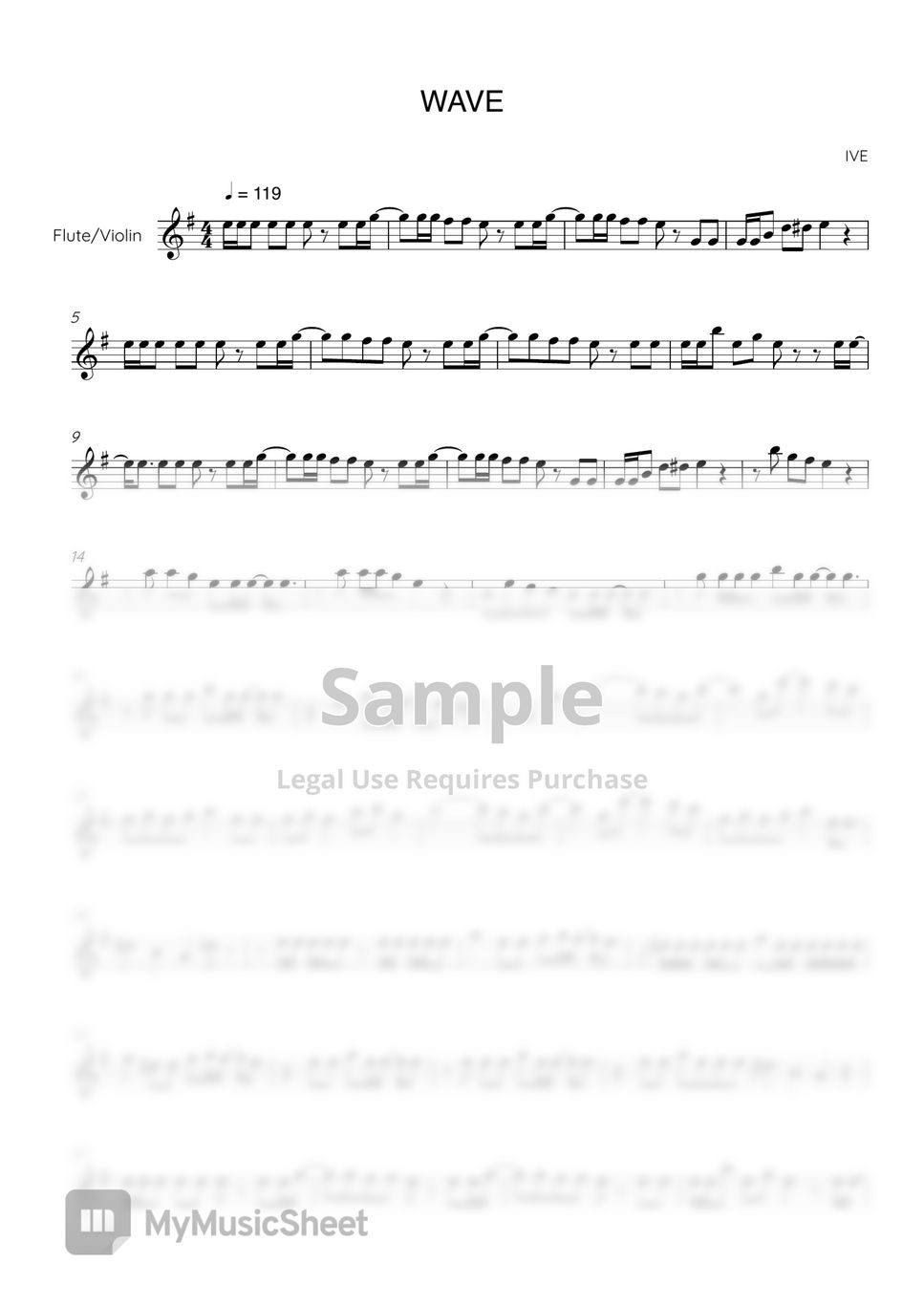 IVE - WAVE Sheets by JL