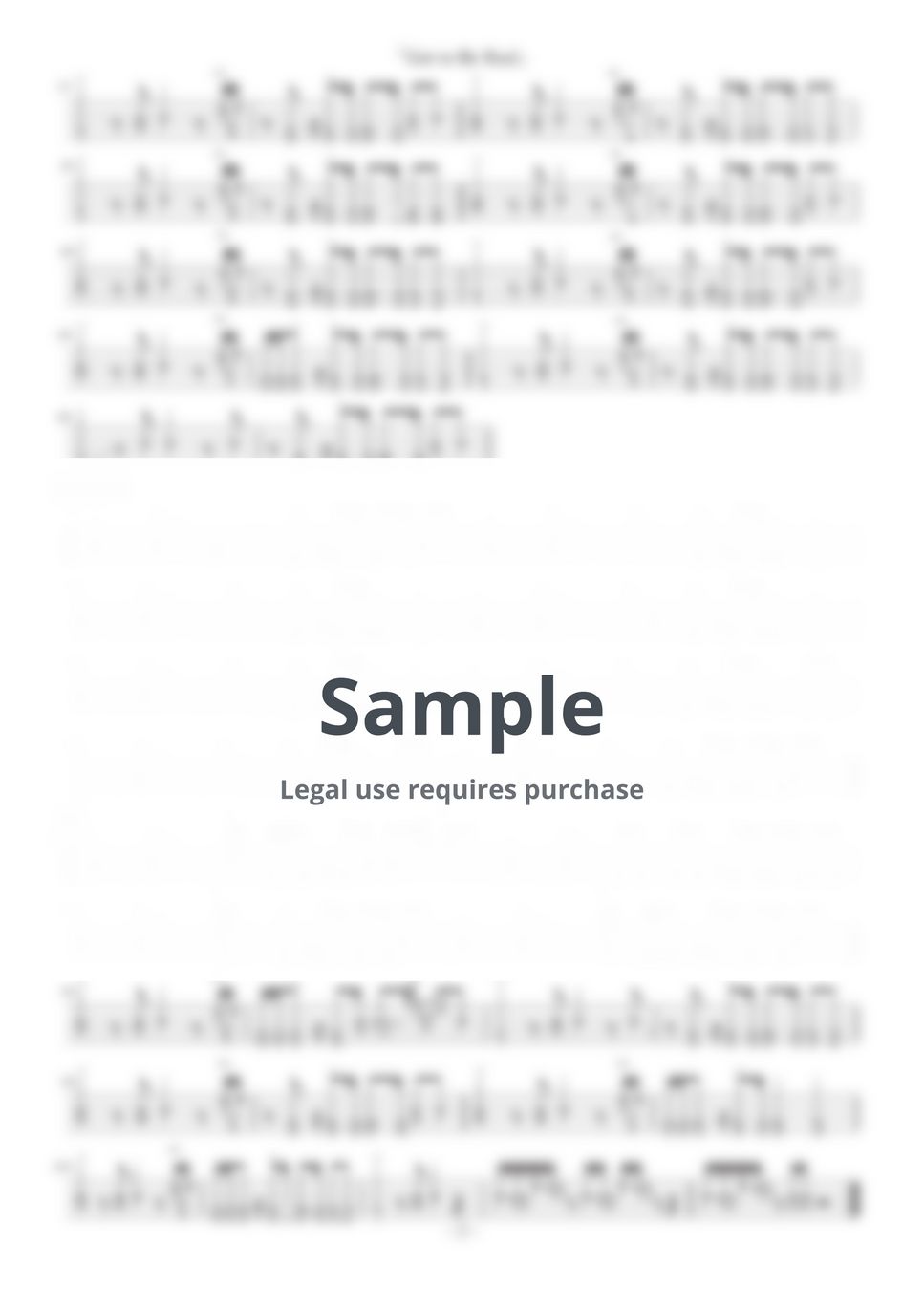 Cheryl Lynn - Go to Be Real (ベース譜/TAB譜のみ) Sheet Music by きどりん