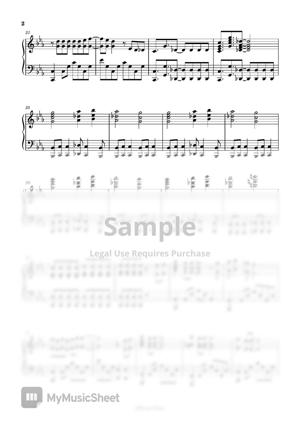 Attack on Titan OST - The Rumbling Sheet by JHoony Piano