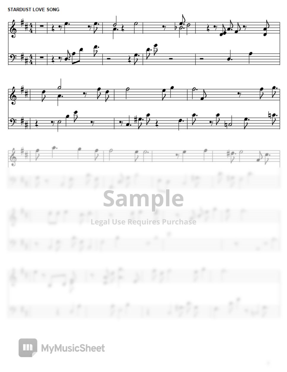 Twenty Five Twenty One OST - Stardust Love Song Sheet Music by Jihyo ...