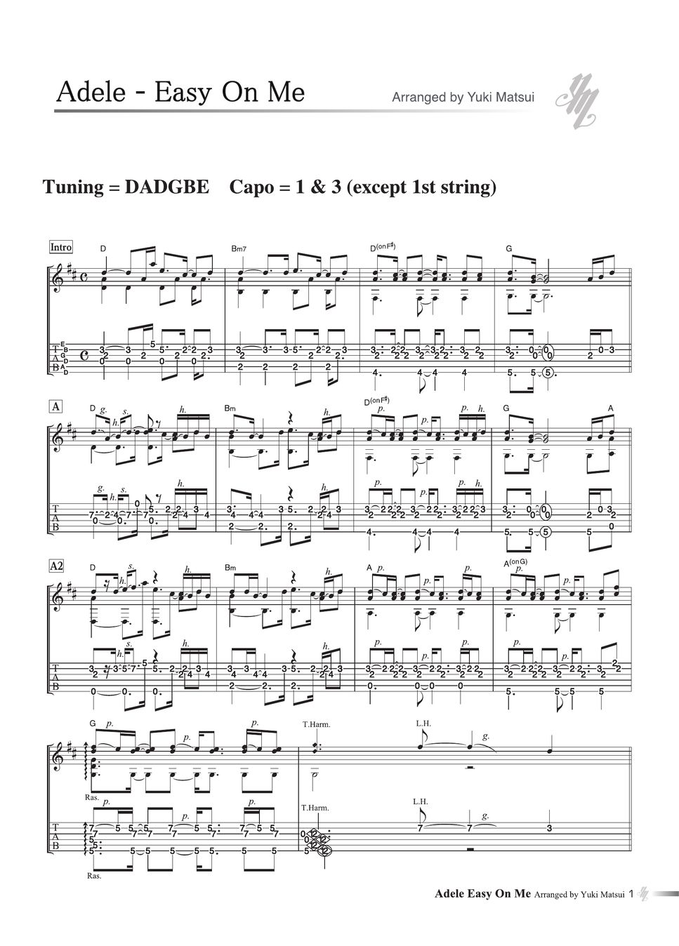 Adele - Easy On Me แผ่น by 松井祐貴