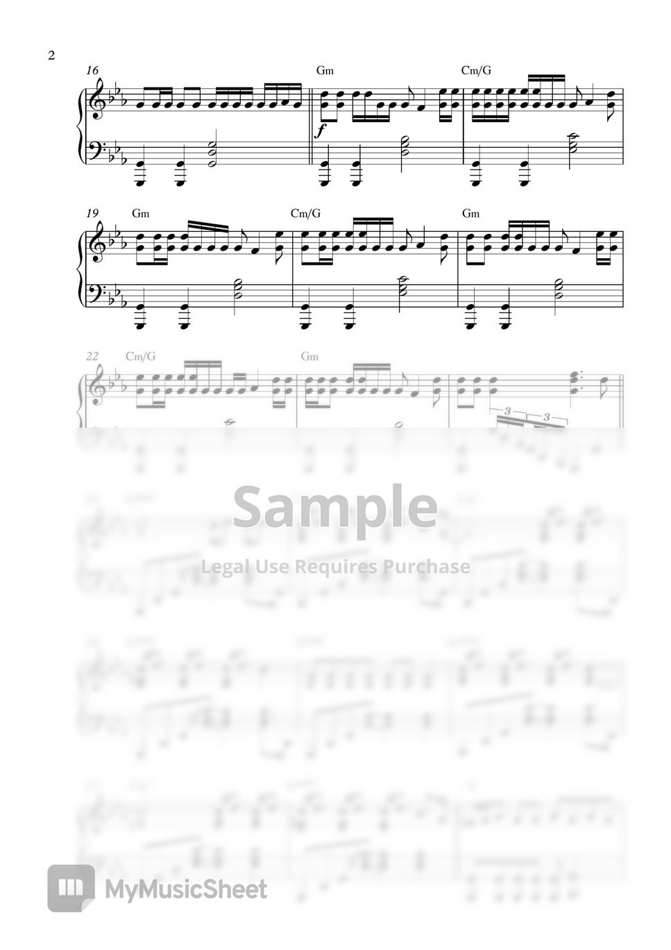 EXO - Obsession (Piano Sheet) Sheets by Pianella Piano