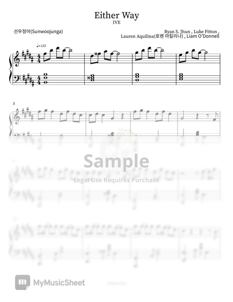 IVE(아이브) - Either Way Sheets by chihyun416