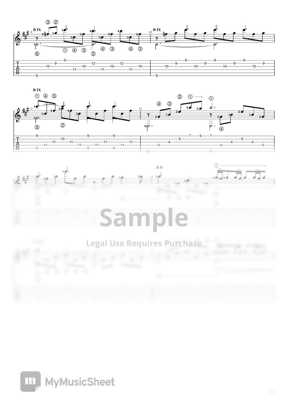 Ennio Morricone - "Chi mai" 악보