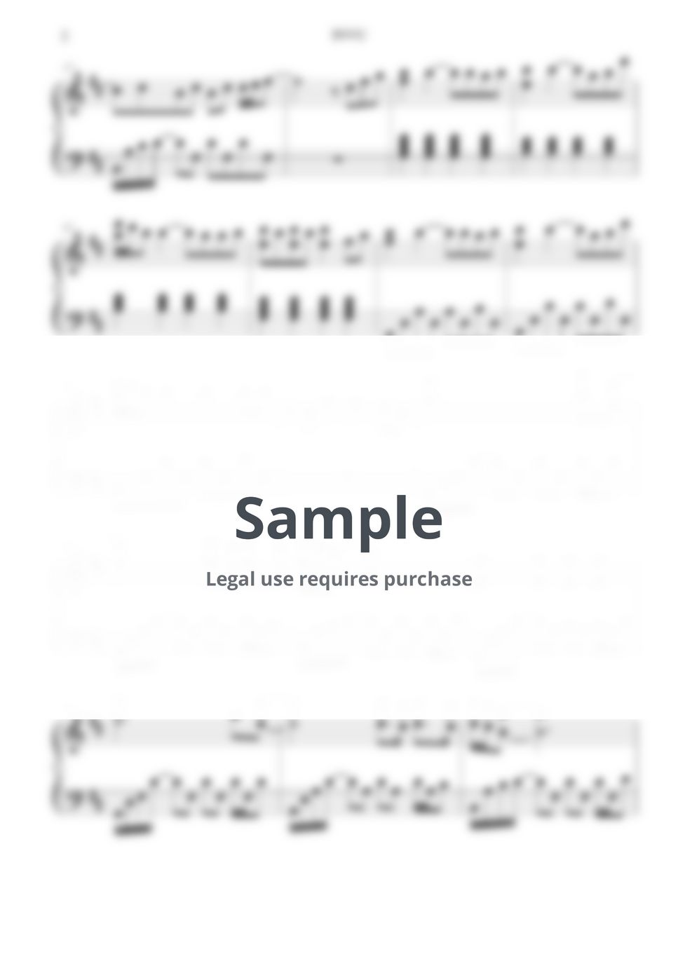 TAEYEON - INVU Sheet Music by Lunar Piano